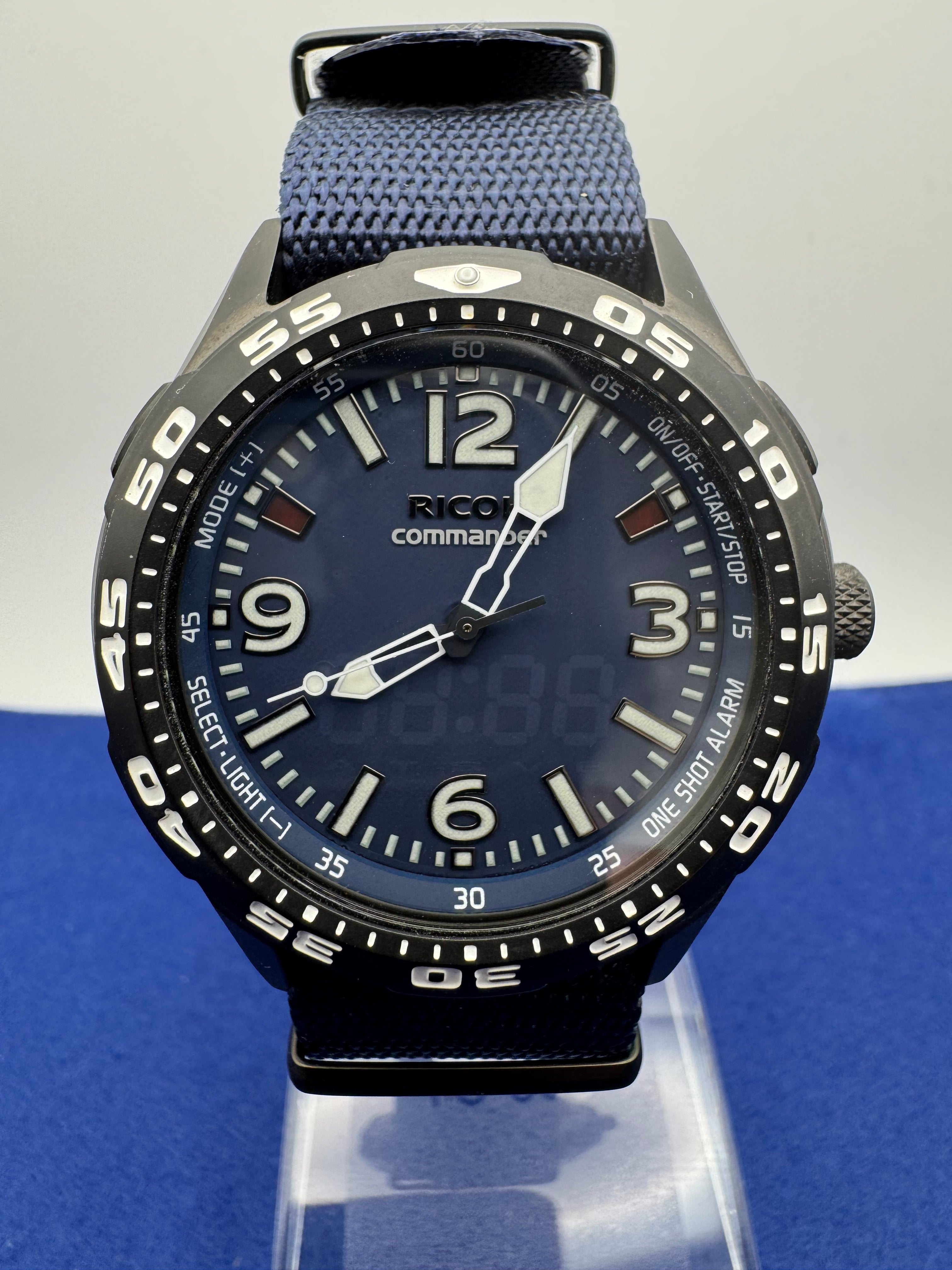 Ricoh Commander 660 – Solar/Hybrid Field JDM Watch – Full Set (2016, M ...