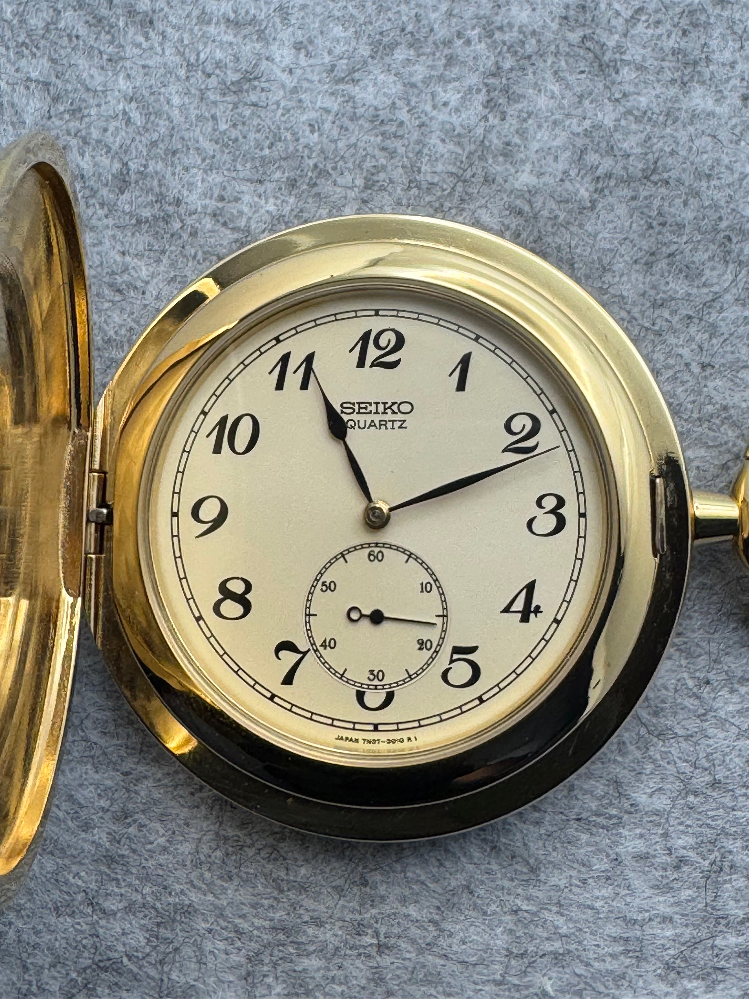Seiko Quartz Pocket Watch – “Prime Minister’s Award” (Japan, 1994 ...