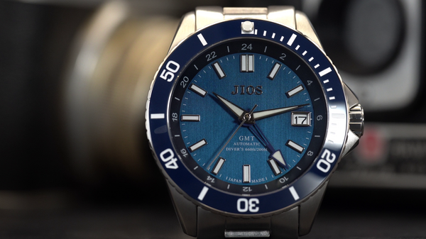 JIOS GMT Diver´s 104 Navy-Blue – Japanese Microbrands - Mario Lenke