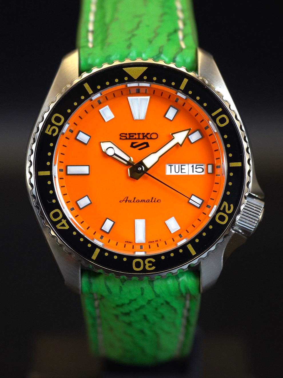 Seiko 5 Sports SRPL89K1 Samegawa (鮫皮) – Japanese Microbrands Special E ...